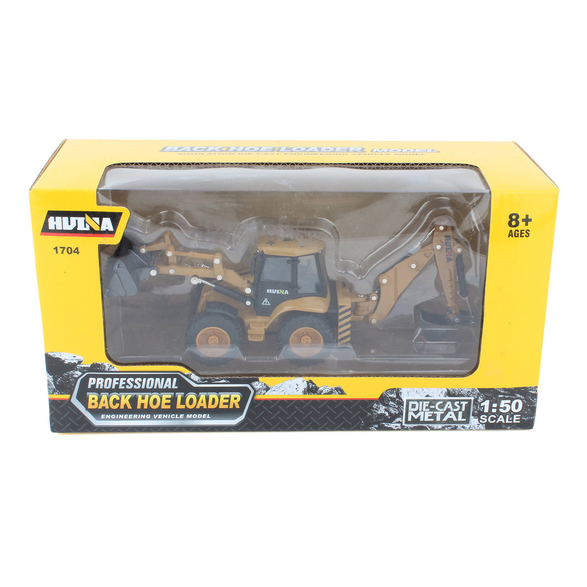 1/50 Professional Back Hoe Loader by Hui Na Toys — Outback Toys