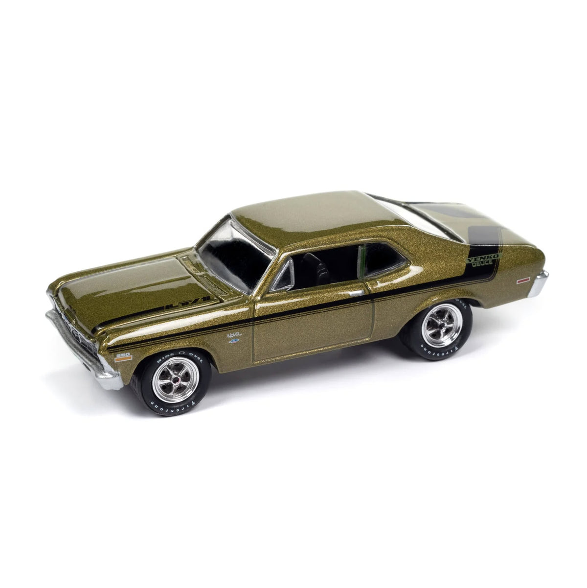 1/64 1970 Yenko Chevrolet Nova, Citrus Green Poly with Black Stripes ...