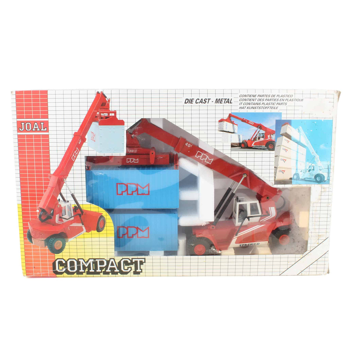 1/50 PPM 40t Super Stacker with Two Shipping Containers by Joal ...