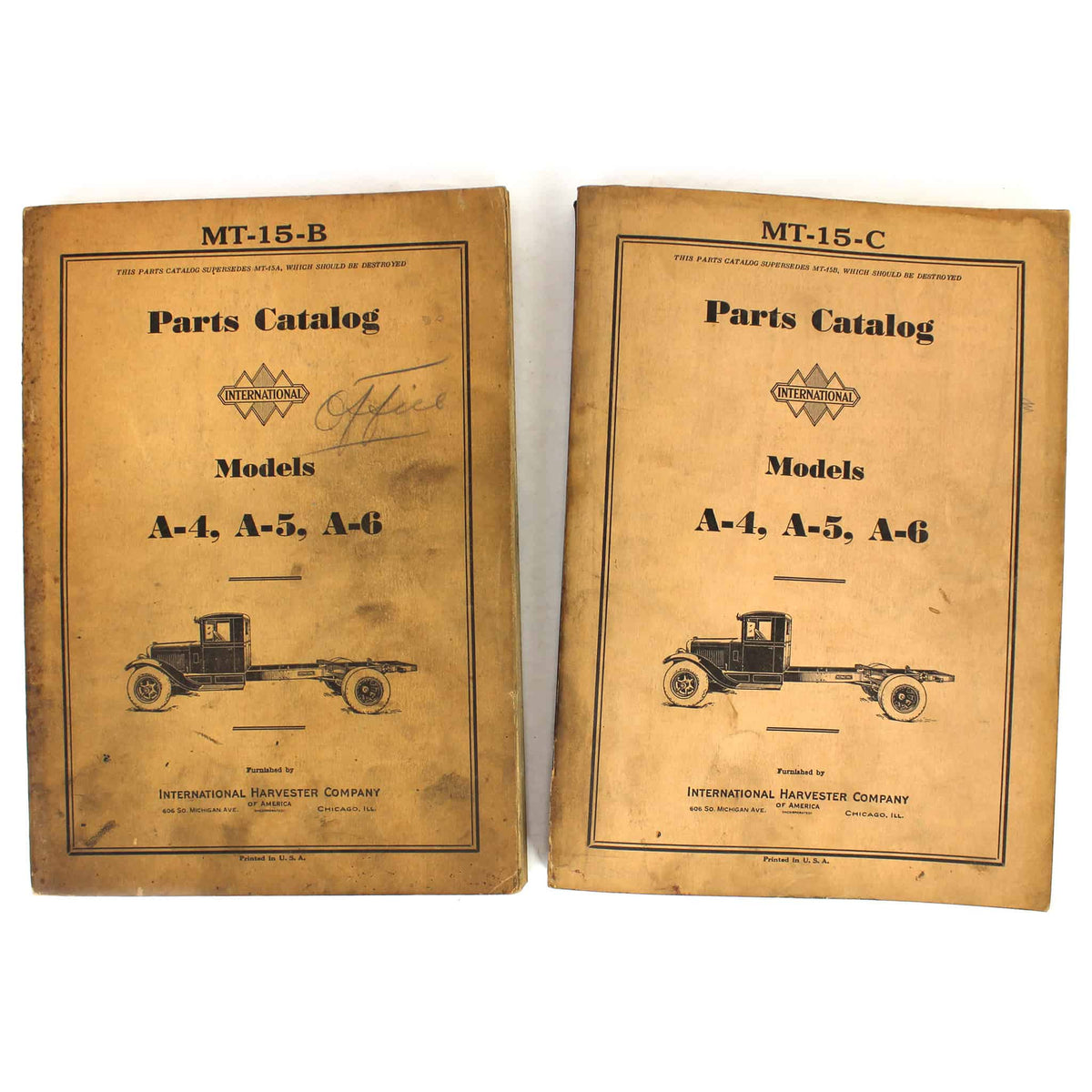 Lot of (2) International Parts Catalogs — Outback Toys