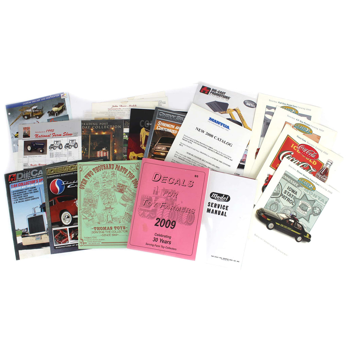 Lot of Catalogs, Manual and Other Literature — Outback Toys