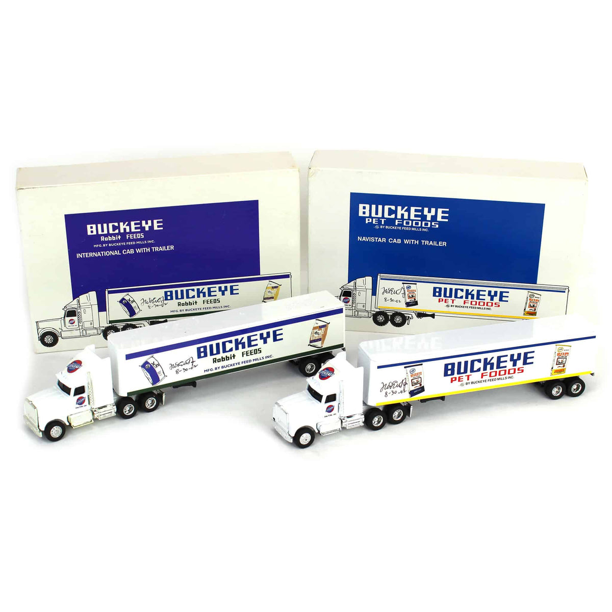 Lot of (2) 1/64 Buckeye Semis with Box Trailer by ERTL — Outback Toys