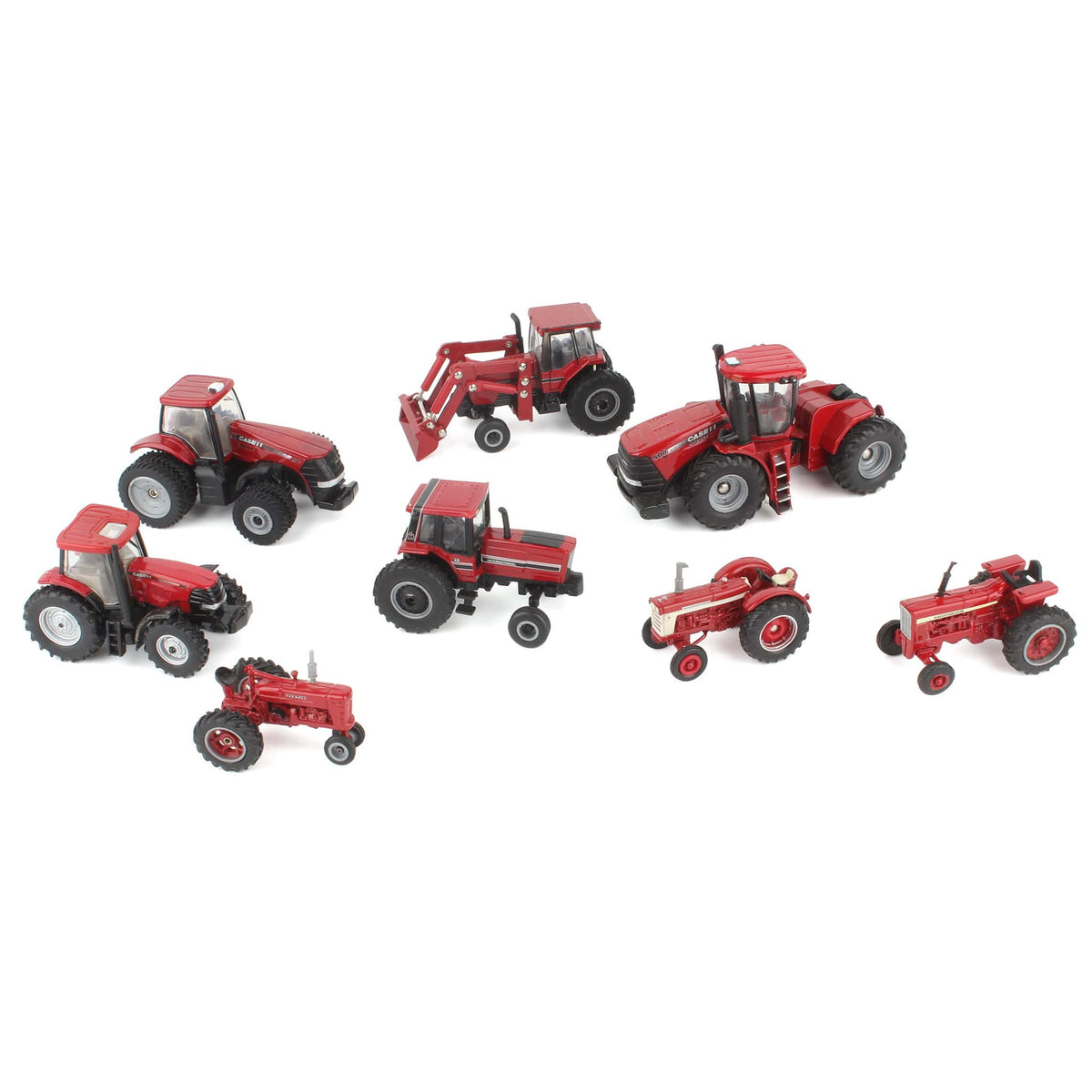 Lot of (8) Case Tractors — Outback Toys