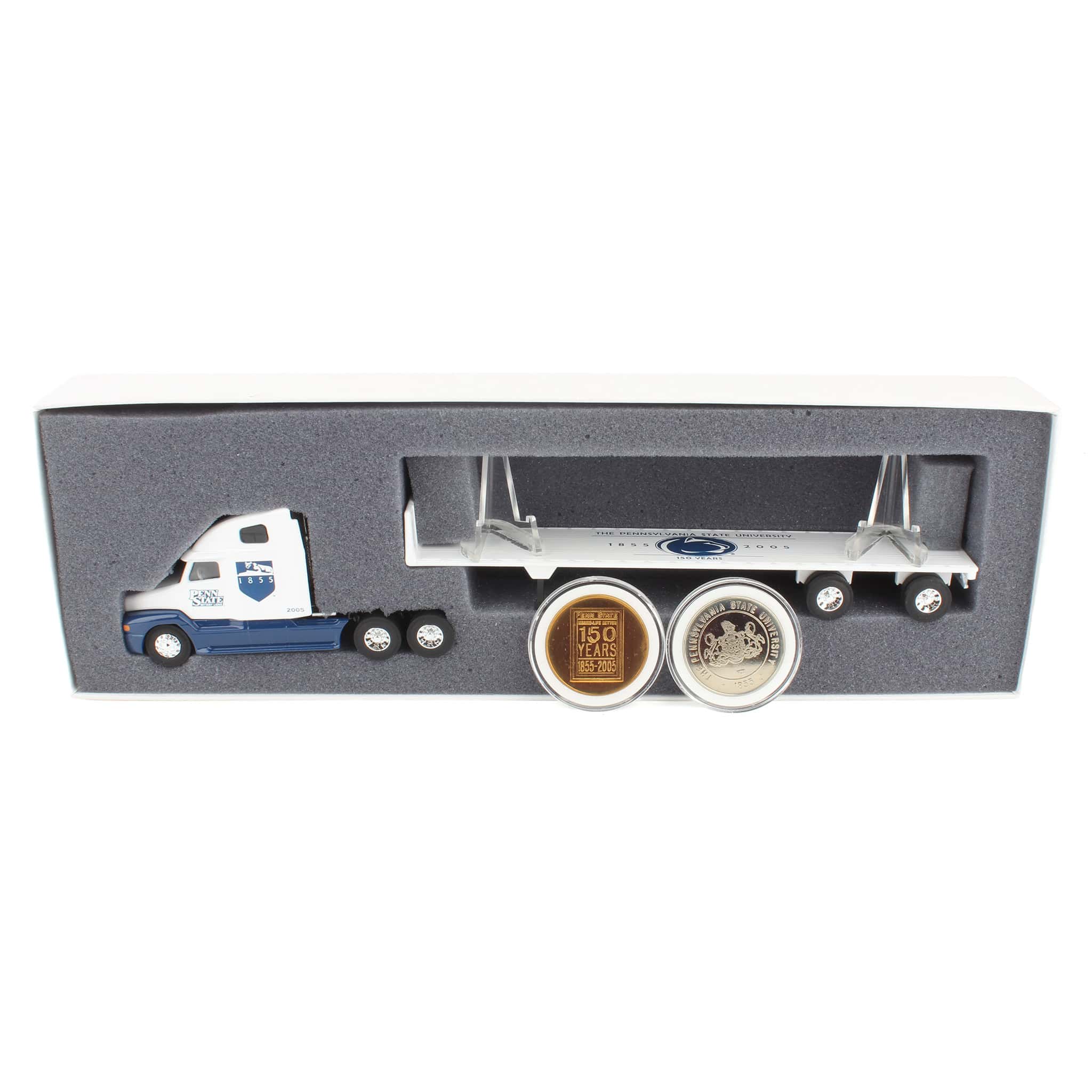 Lot of (3) 1/64 Penn State Semis with Trailers — Outback Toys