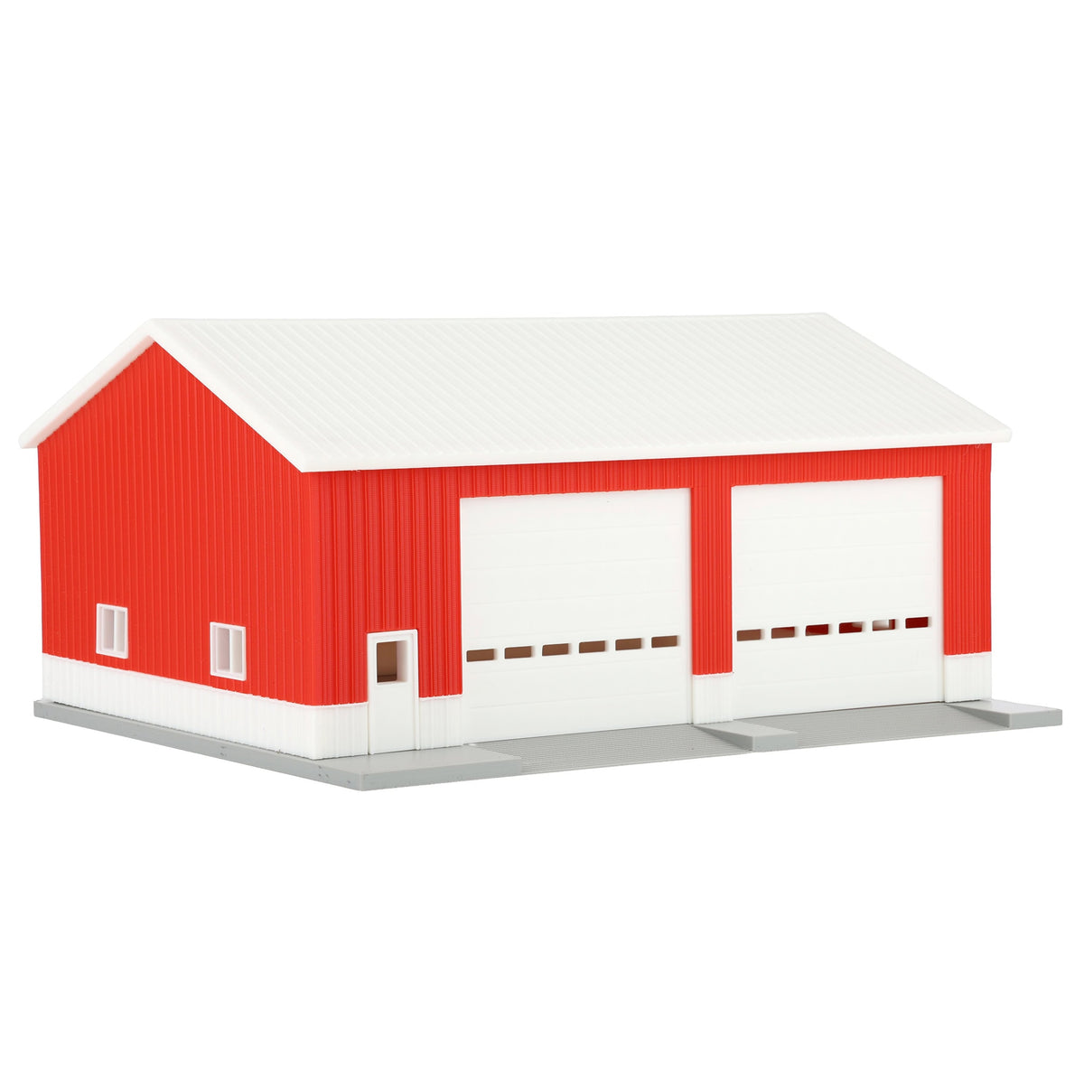 1/64 Red & White Machinery Shed with White Roof by REVD Toys, 3D Print ...
