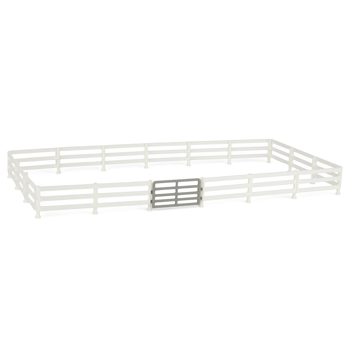 1/64 White-Painted Look Fencing 6-Pack with Gate by REVD Toys, 3D Prin ...