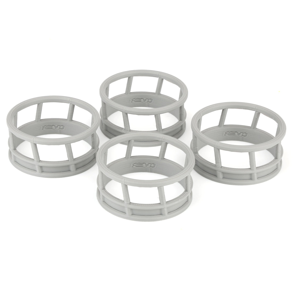 1/64 Gray Round Bale Hay Feeder 4-Pack by REVD Toys, 3D Printed ...