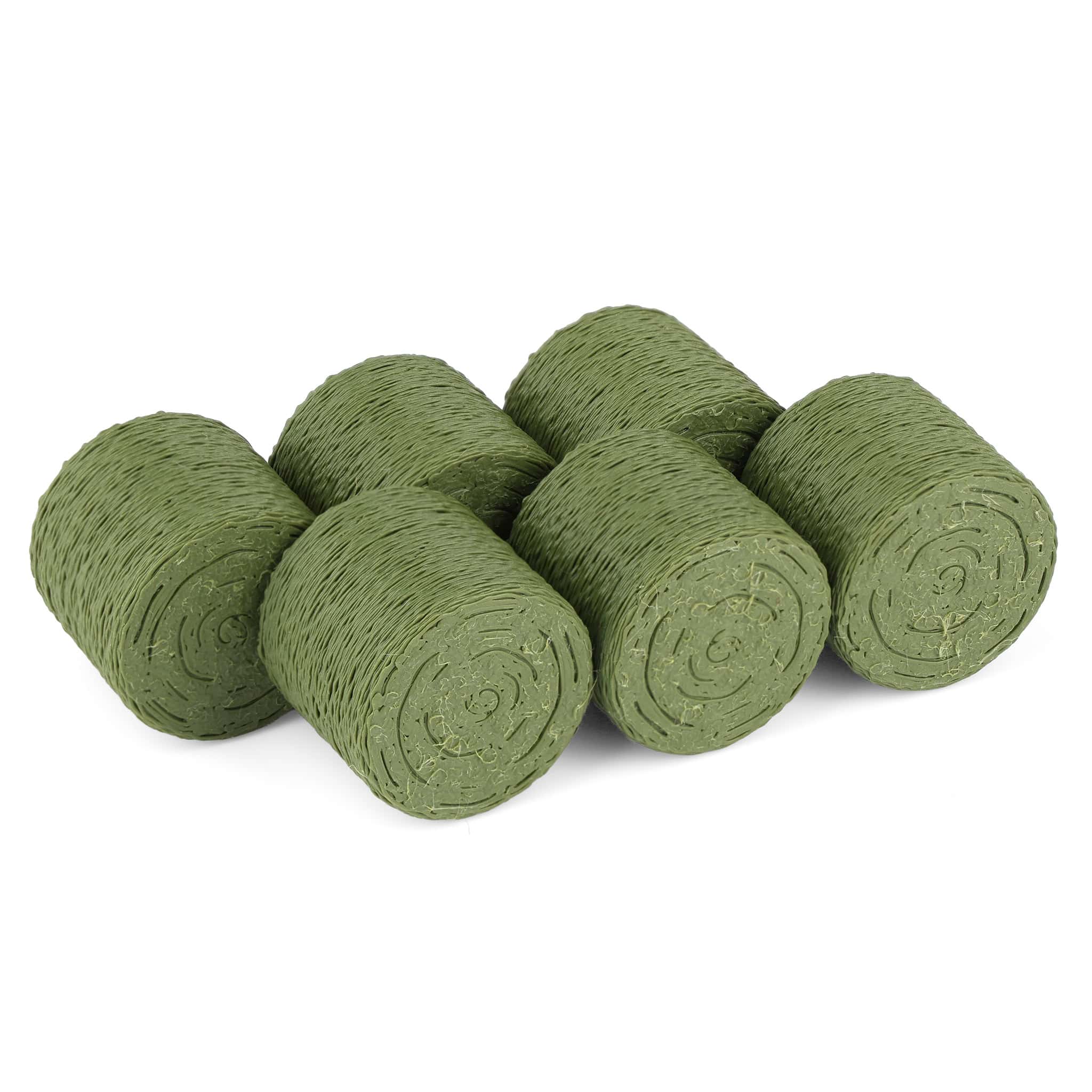 1/64 Round Hay Bales 6-Pack by REVD Toys, 3D Printed — Outback Toys