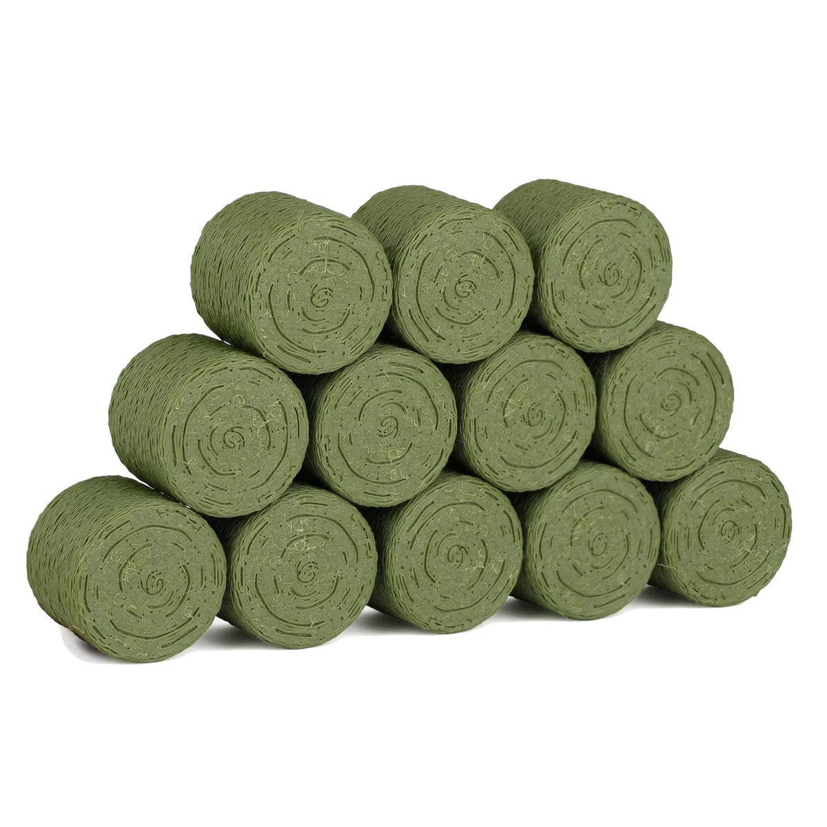 1/64 Round Hay Bales 12-Pack by REVD Toys, 3D Printed — Outback Toys