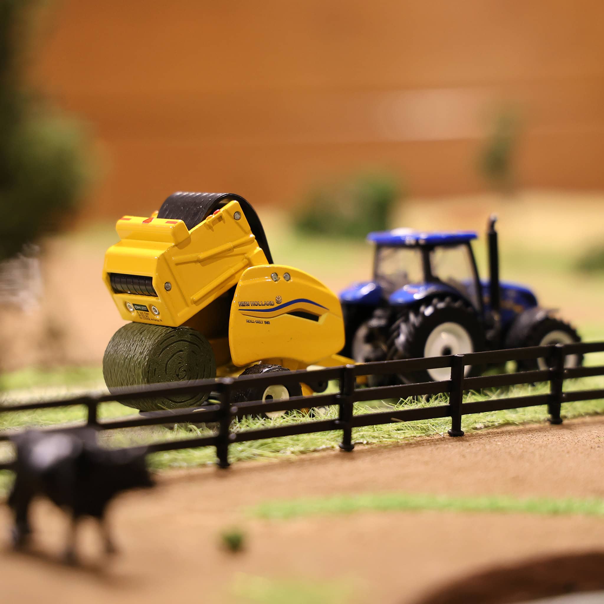 1/64 Round Hay Bales 12-Pack by REVD Toys, 3D Printed — Outback Toys