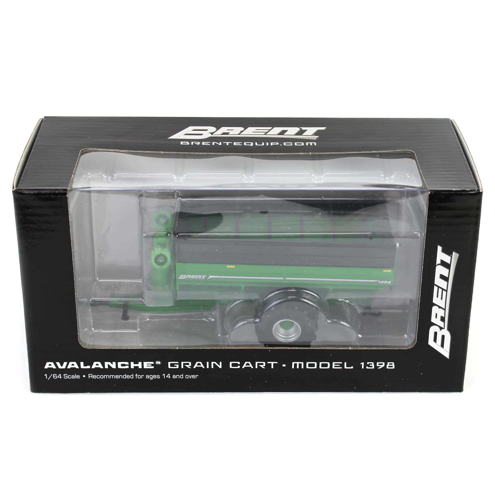 1/64 Brent 1398 Grain Cart with Flotation Tires by SpecCast, Green ...