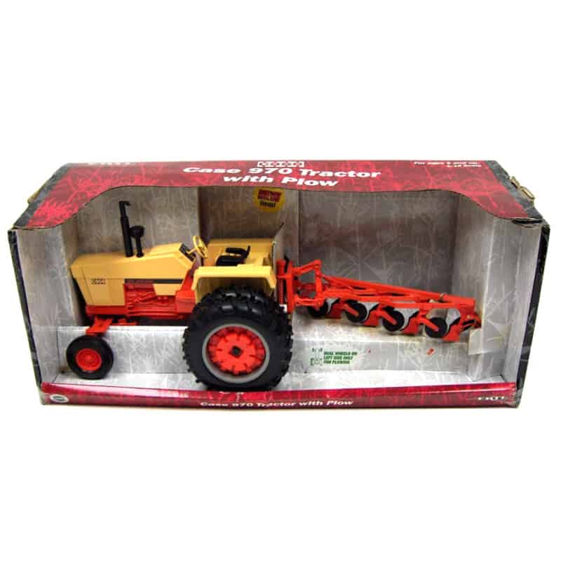 1/16 Case 970 Tractor with Left Side Duals & Four Bottom Plow by ERTL ...