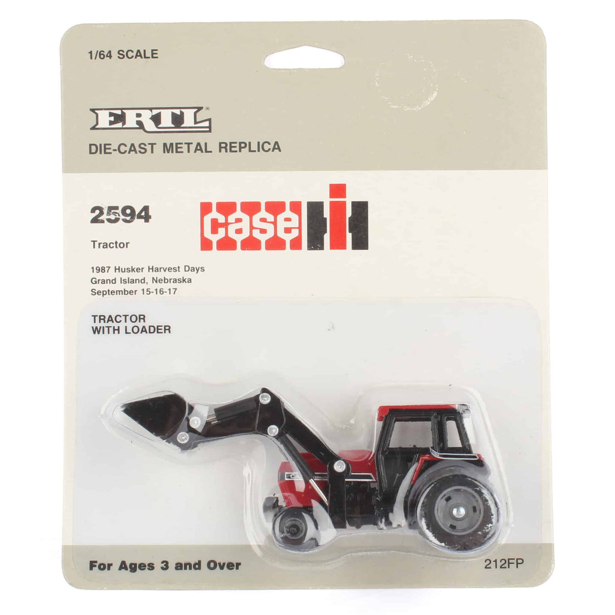 1/64 Case IH 2594 Tractor with Loader, 1987 Husker Harvest Days, Grand ...