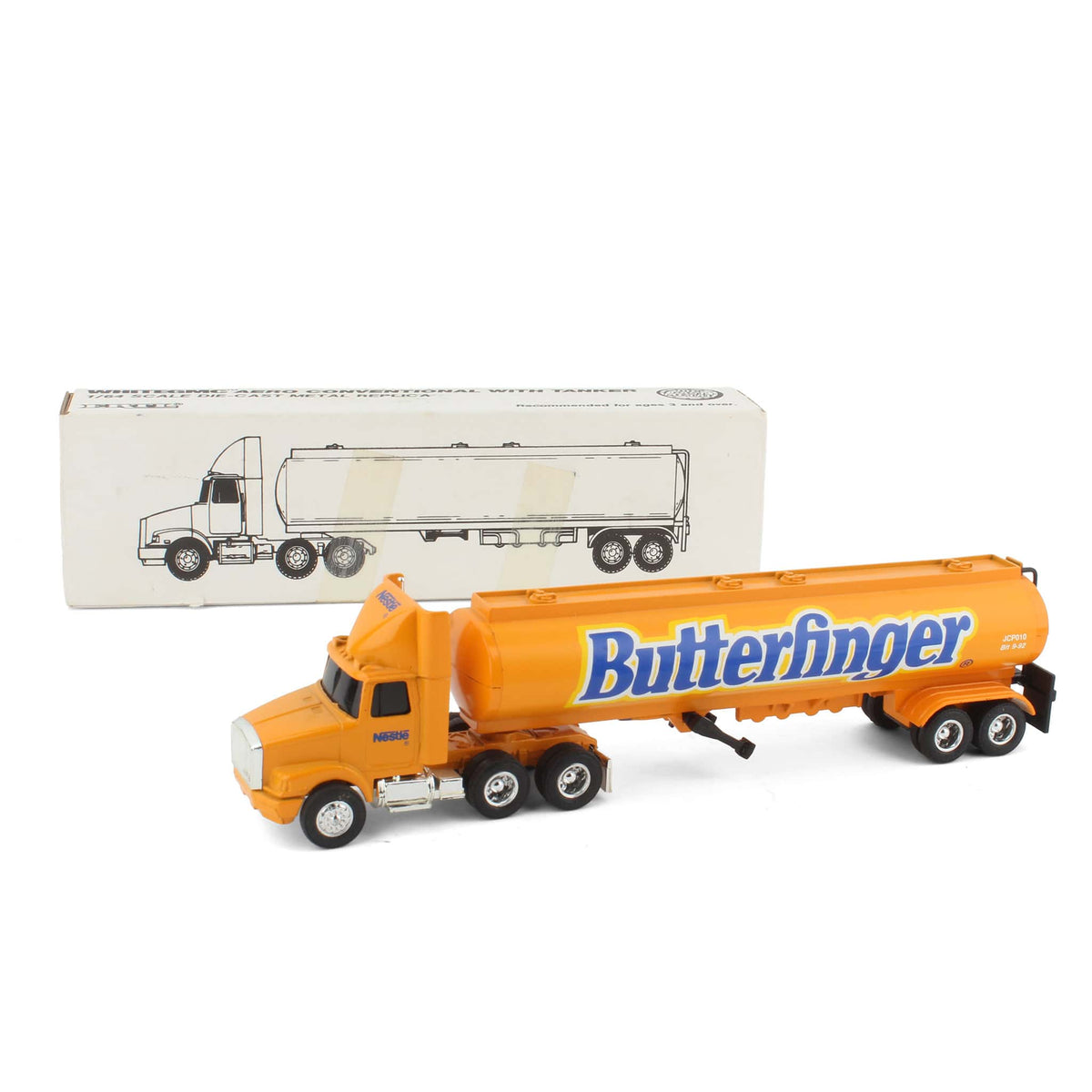1/64 GMC White Conventional Nestle Butterfinger Candy Tanker Truck by ...