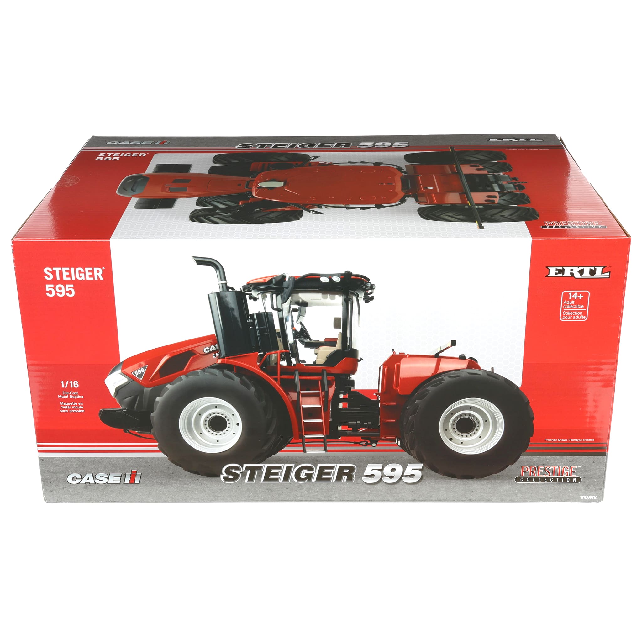 1/16 Case IH Steiger 595 Tractor with Front & Rear Duals, ERTL Prestig ...
