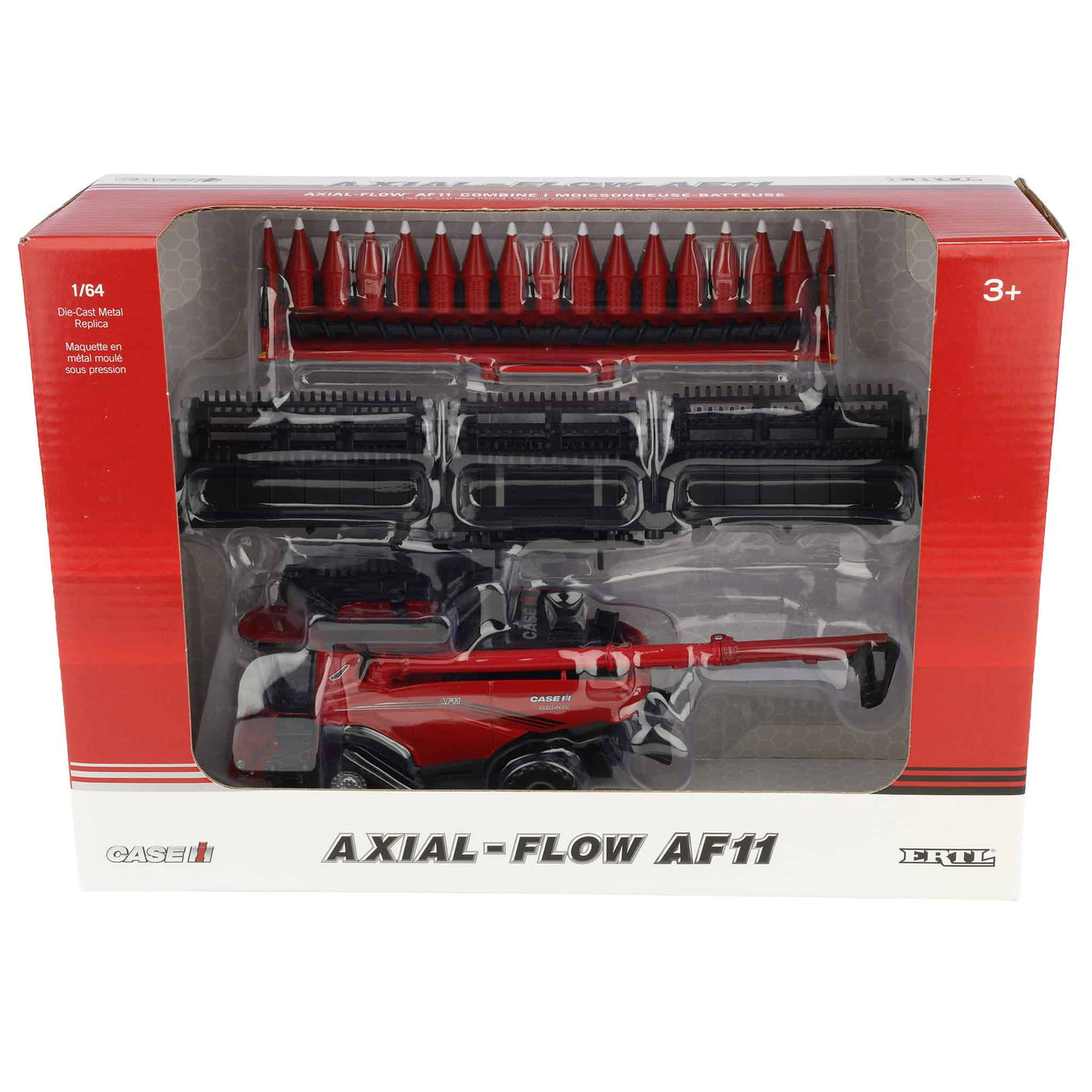 1/64 Case IH Axial-Flow AF11 Combine with Tracks, Draper Head & Corn H ...