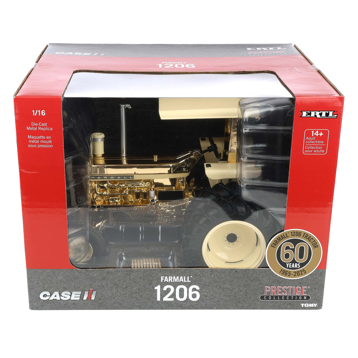 Gold Chrome Chase Unit ~ 1/16 Farmall 1206 Tractor with Rear Duals by ...