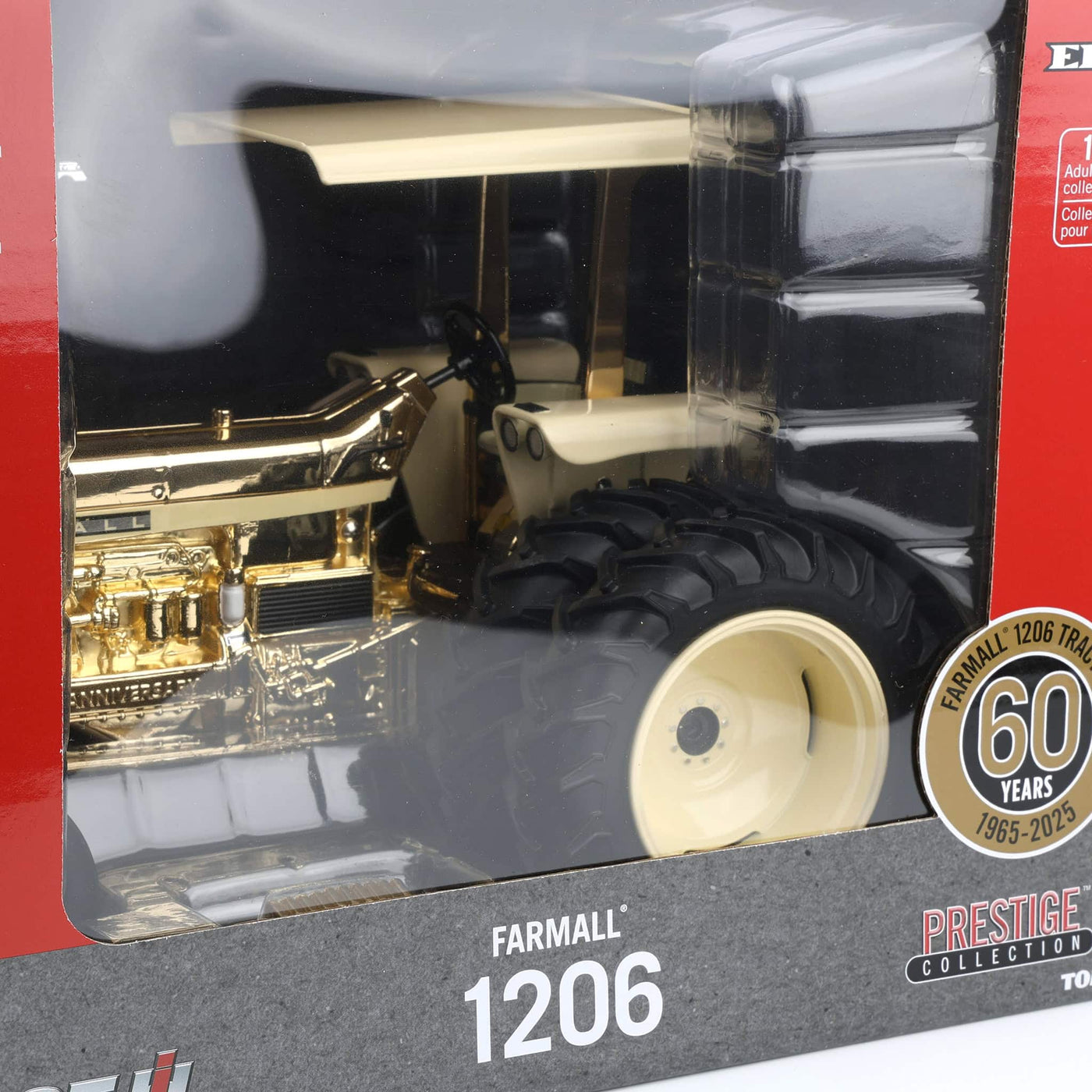 Gold Chrome Chase Unit ~ 1/16 Farmall 1206 with Rear Duals, 60th Anniv ...