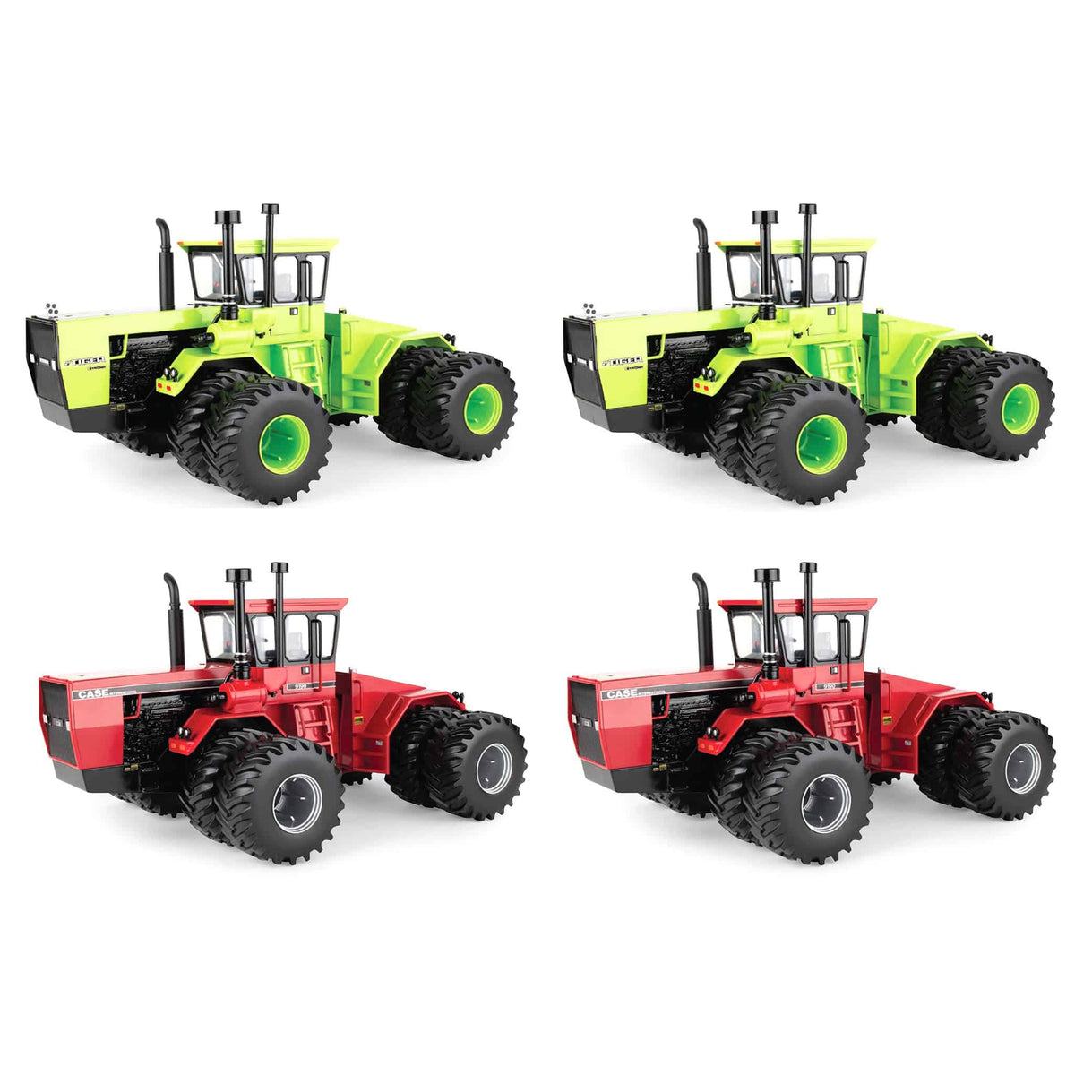 Set of (4) 1/16 ERTL Prestige Select #2 Tractors: Steiger Tiger IV KP ...