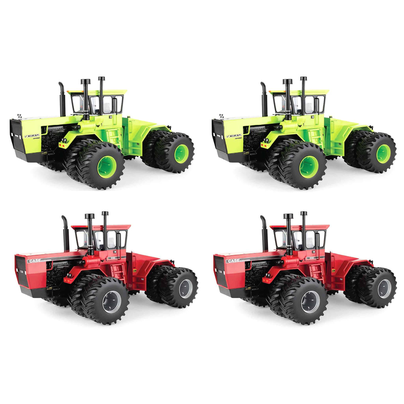 Set of (4) 1/16 ERTL Prestige Select #2 Tractors: Steiger Tiger IV KP ...