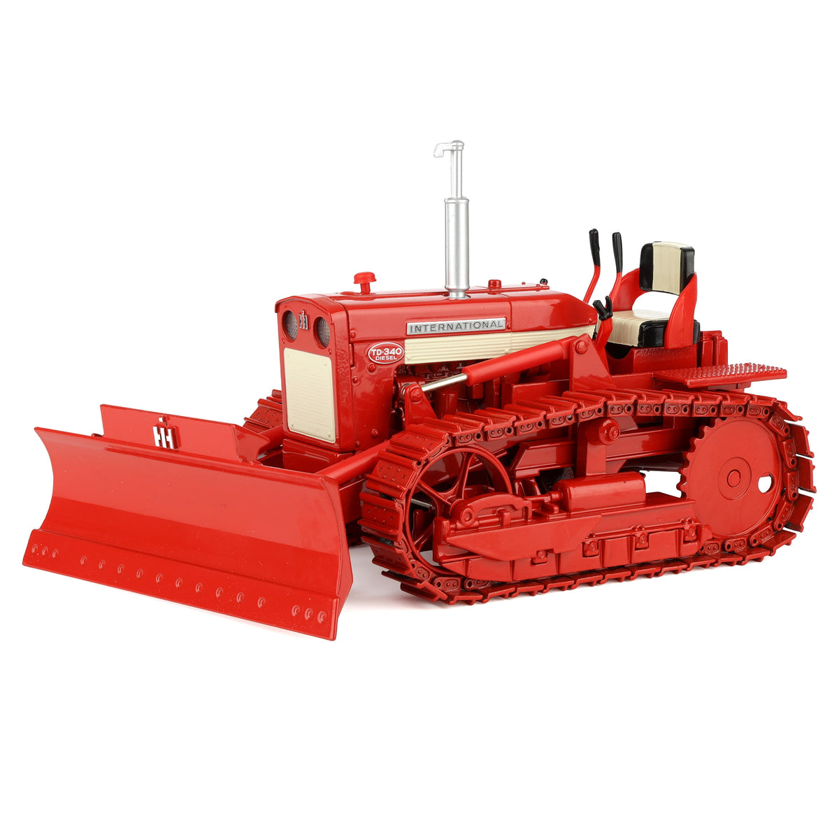 1/16 IH TD-340 Bullgrader with Blade by ERTL, 1999 Summer Farm Toy Sho ...