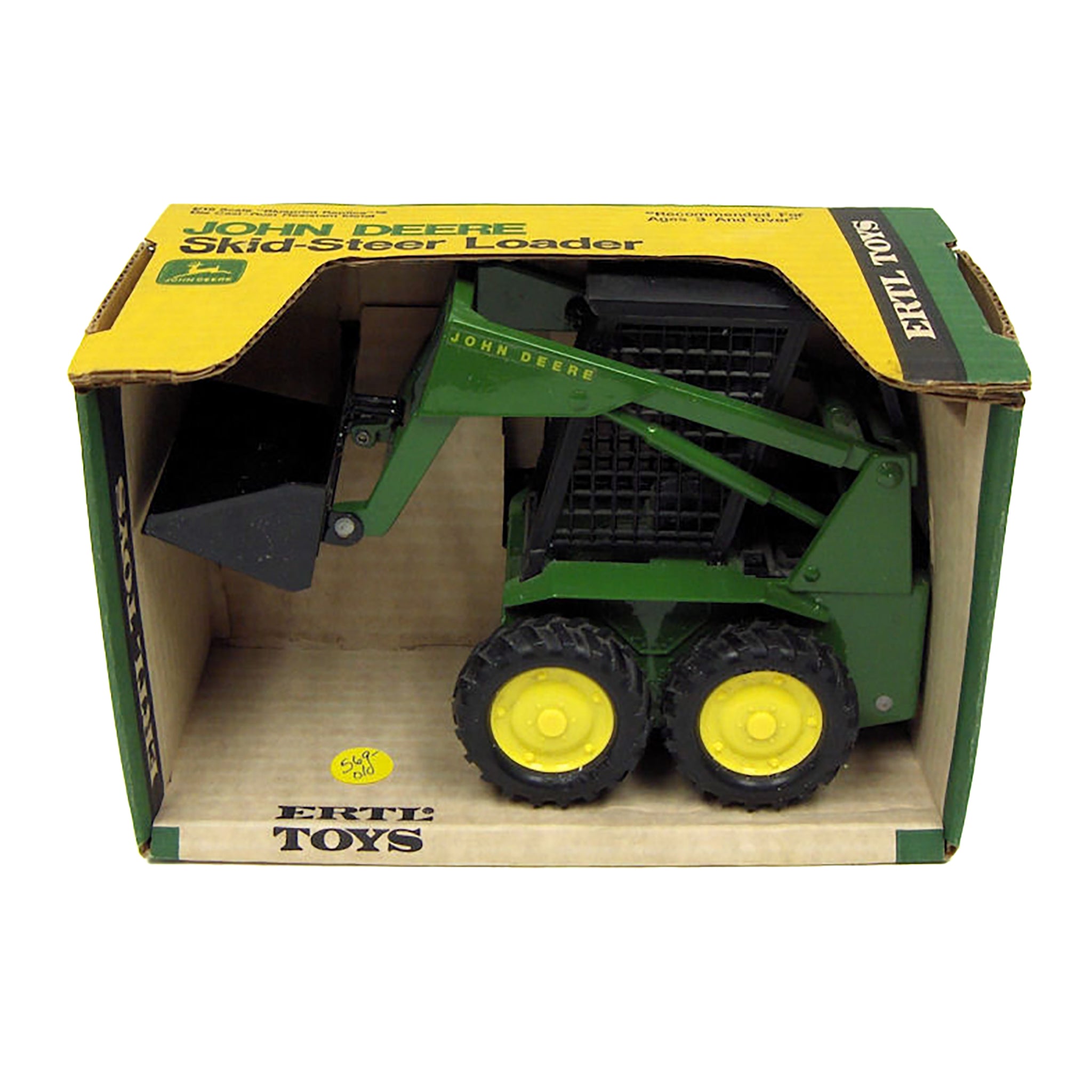1/16 John Deere Green Steel Skid Steer Loader - Older Version Box by E ...